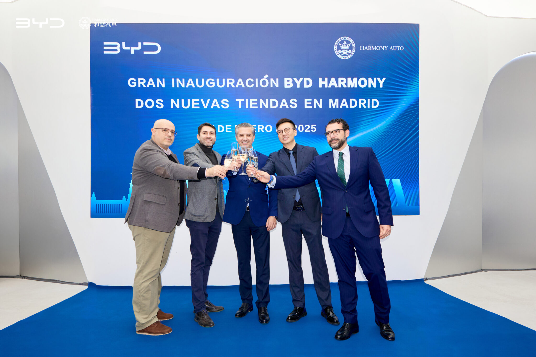 Harmony Auto inaugura dos nuevos concesionarios de BYD en Madrid